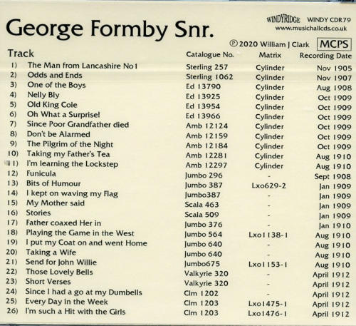 The George Formby Society Shop